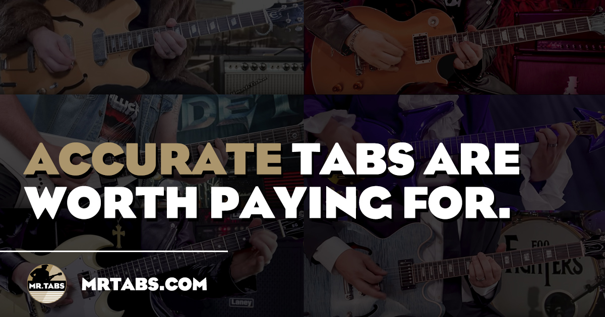 Why Aren't Guitar Tabs Free? - Mr Tabs